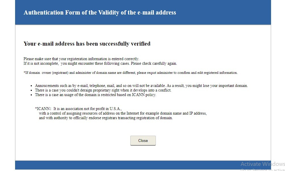 Waiting Authenticating/ Verify Domain – Support Desk