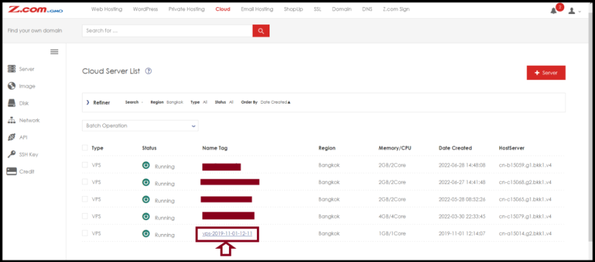 How to Check the Server IP of CloudVPS in My Z.com? – Support Desk