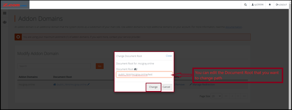 How to Change Document Root on Web Hosting(cPanel)? – Support Desk