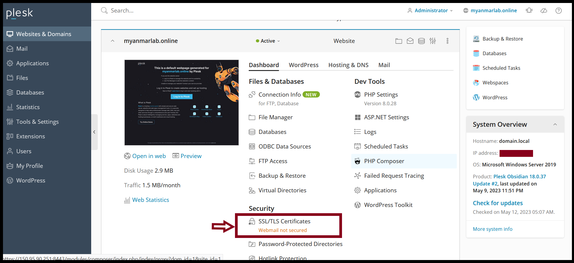 How To Generate Csr In Plesk Server Support Desk
