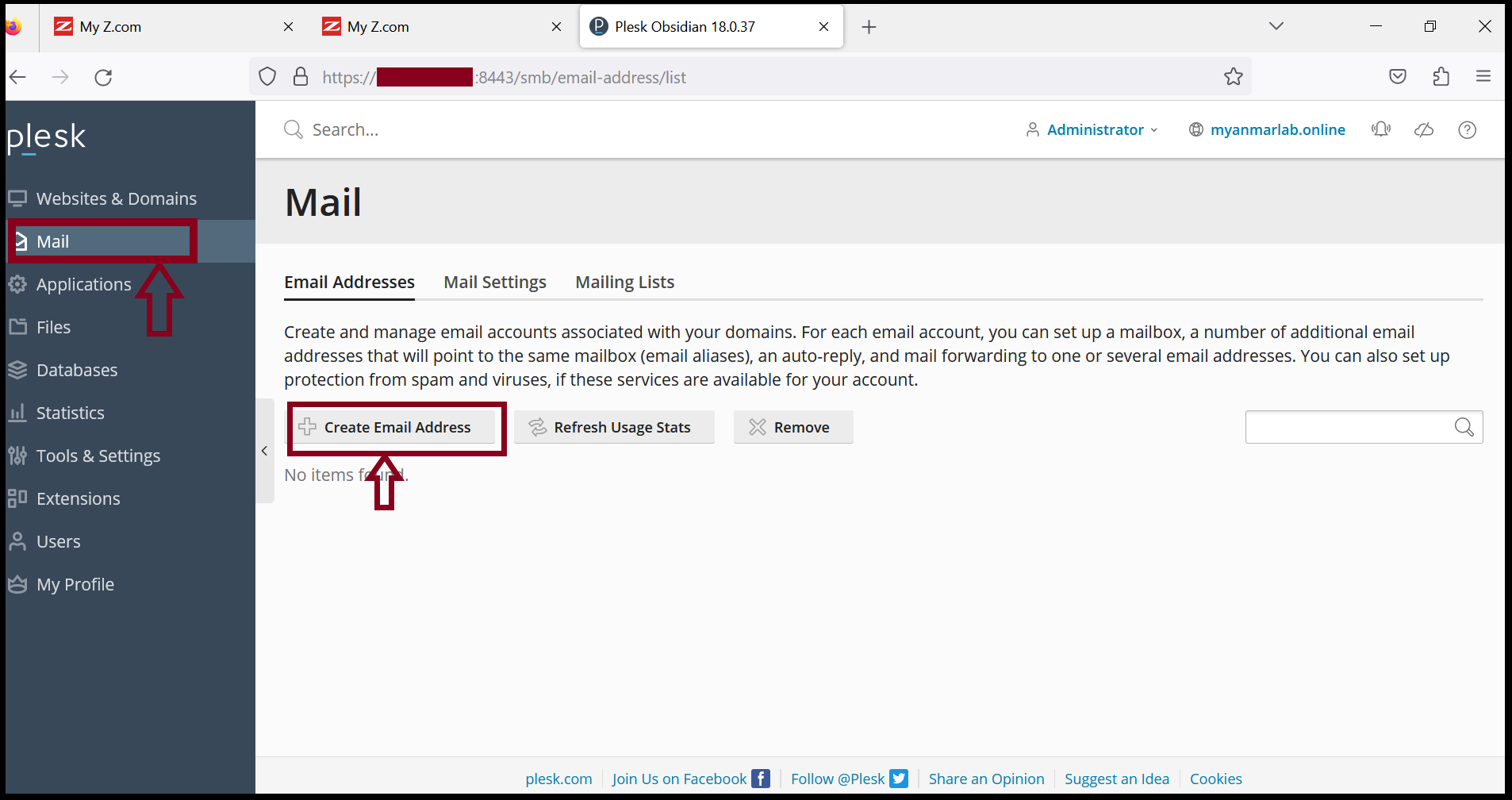 How to Create an Email Account in Plesk Panel? – Support Desk