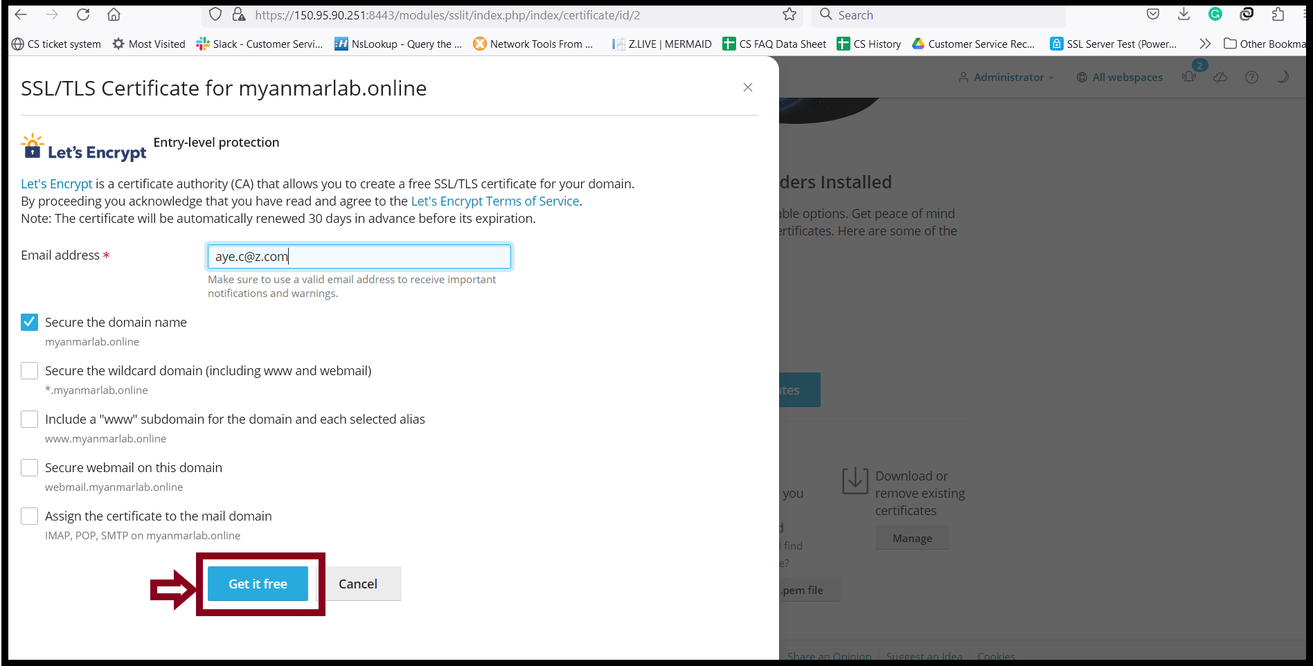 How to install Let’s Encrypt SSL in Plesk Server? – Support Desk