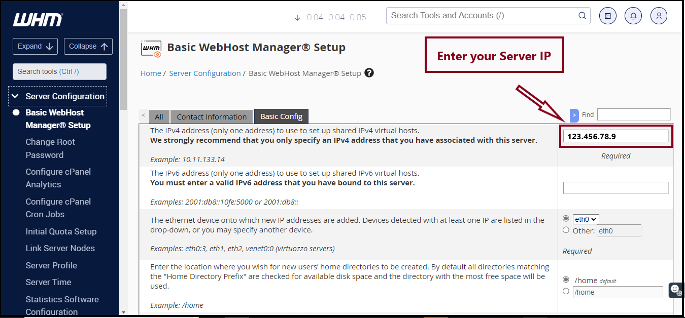 How To Setup WHM And Create a cPanel account? – Support Desk