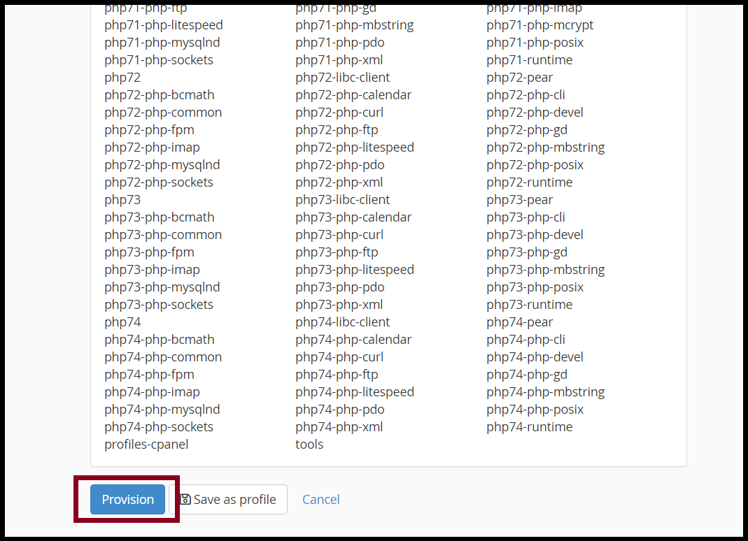 How to install PHP Version on WHM (PrivateHosting)? – Support Desk