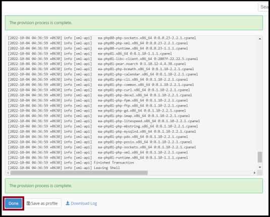 How To Install Php Version On Whm Privatehosting Support Desk