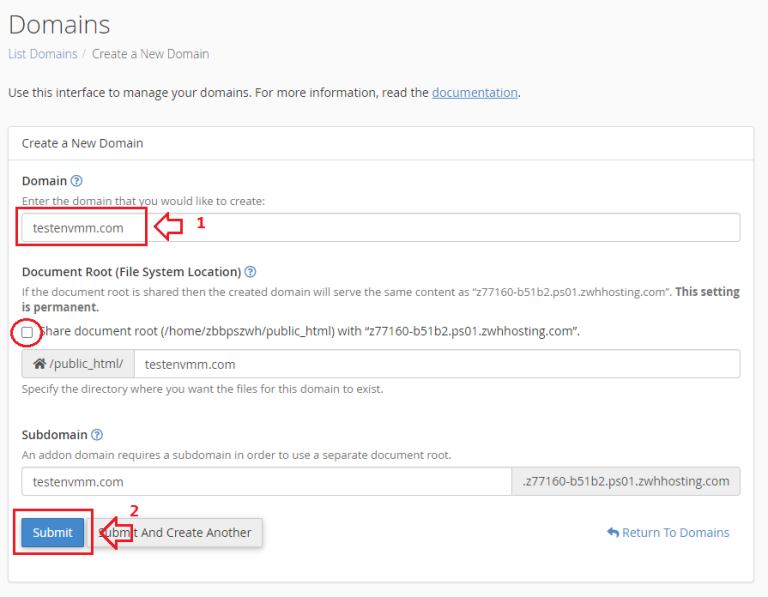 How to add a domain name in cPanel? [Pro Plan] – Support Desk