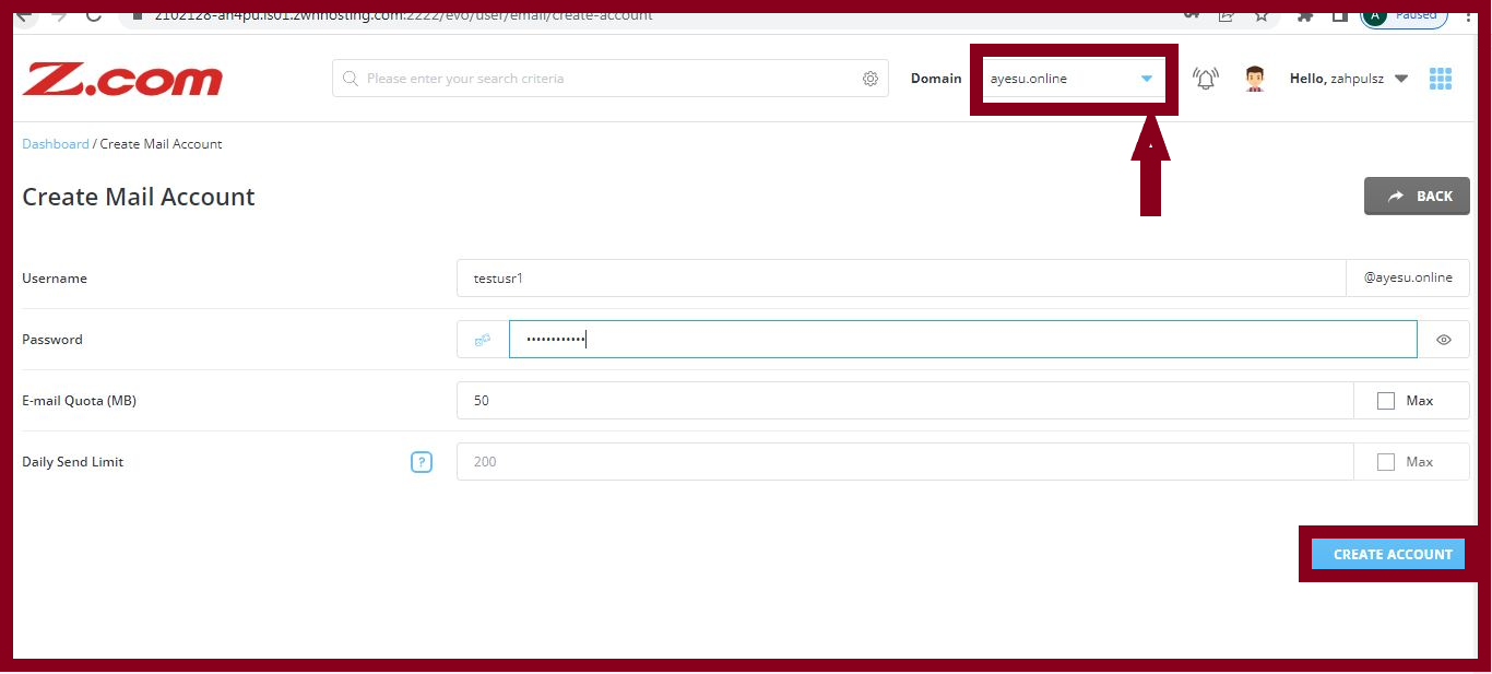 How to Create an Email Account on DirectAdmin? – Support Desk