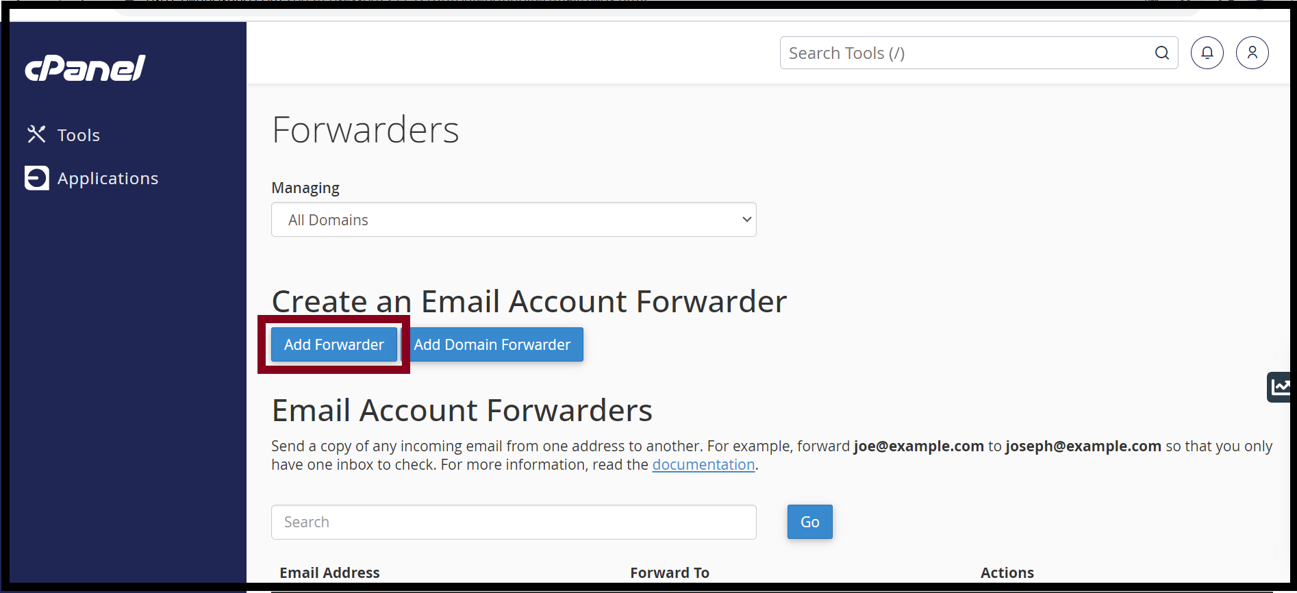 How to Setup Mail Forward in cPanel? – Support Desk
