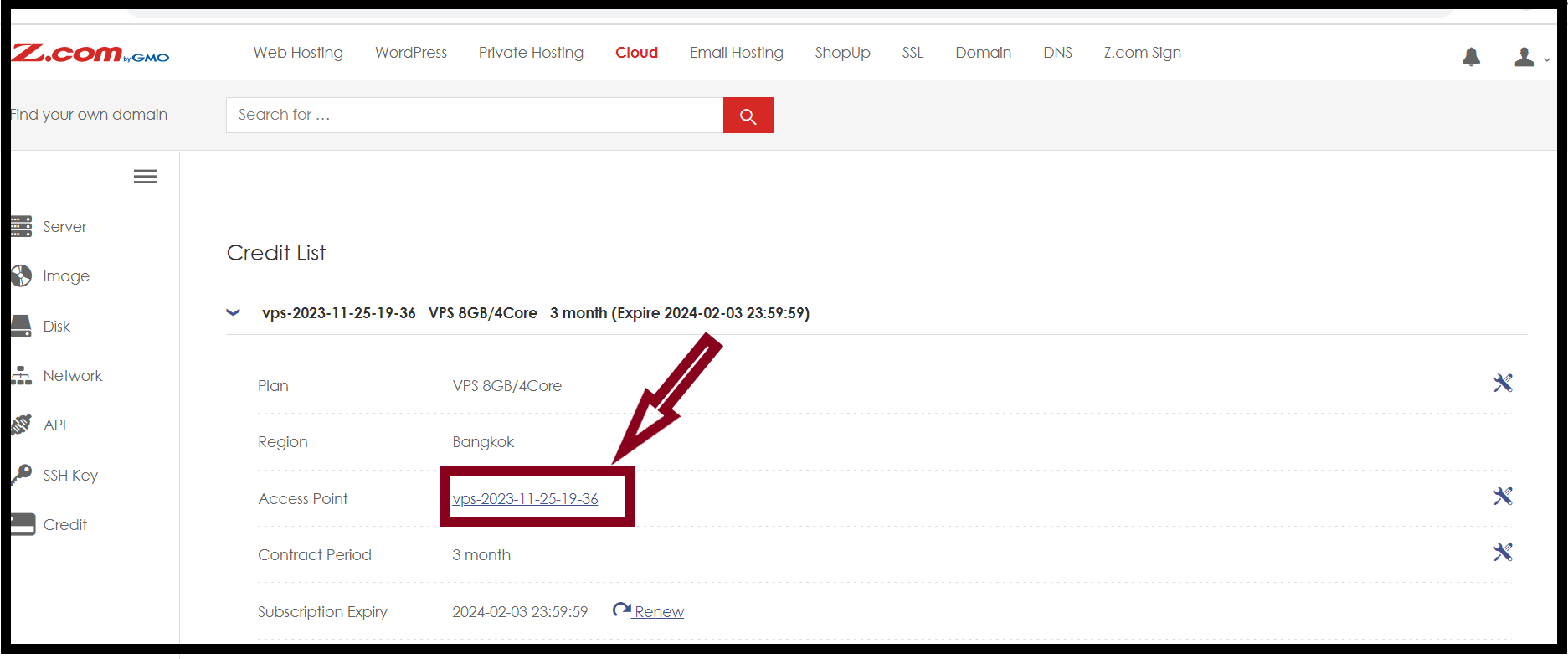 How to Setup The Contract Access Point in CloudVPS Server? – Support Desk